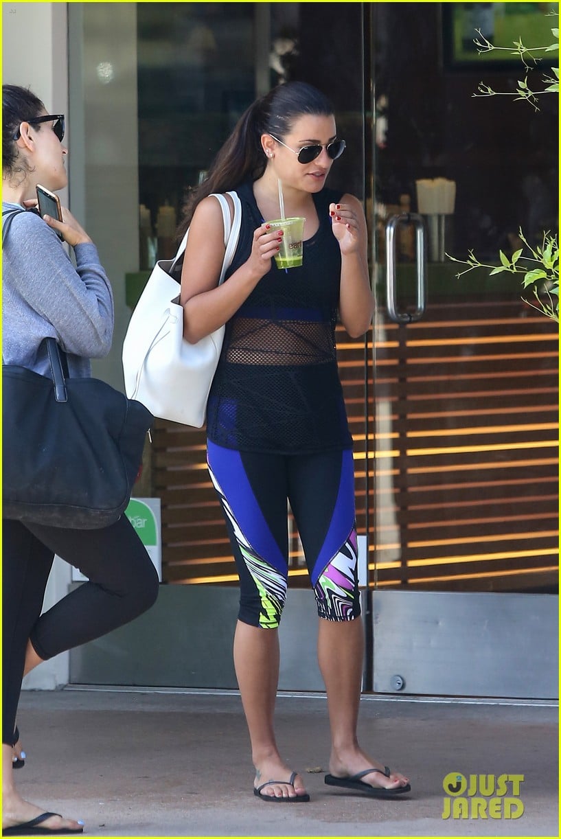 Lea Michele Ditches Her Blonde Highlights For 'Scream Queens' Season ...