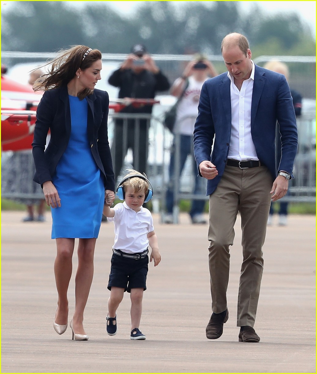 Kate Middleton & Prince George Share Cute Moments at Royal Air Show ...