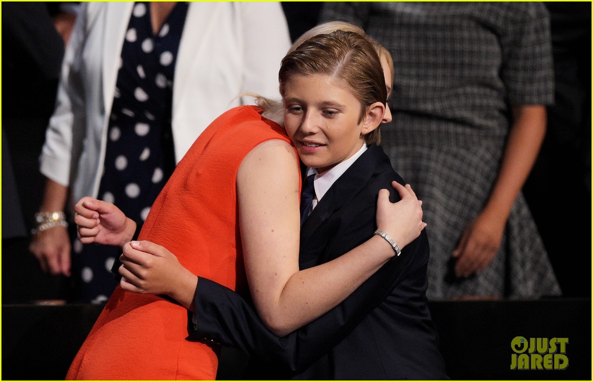 Donald Trump's Wife Melania, Son Barron, & Full Family Join Him On ...
