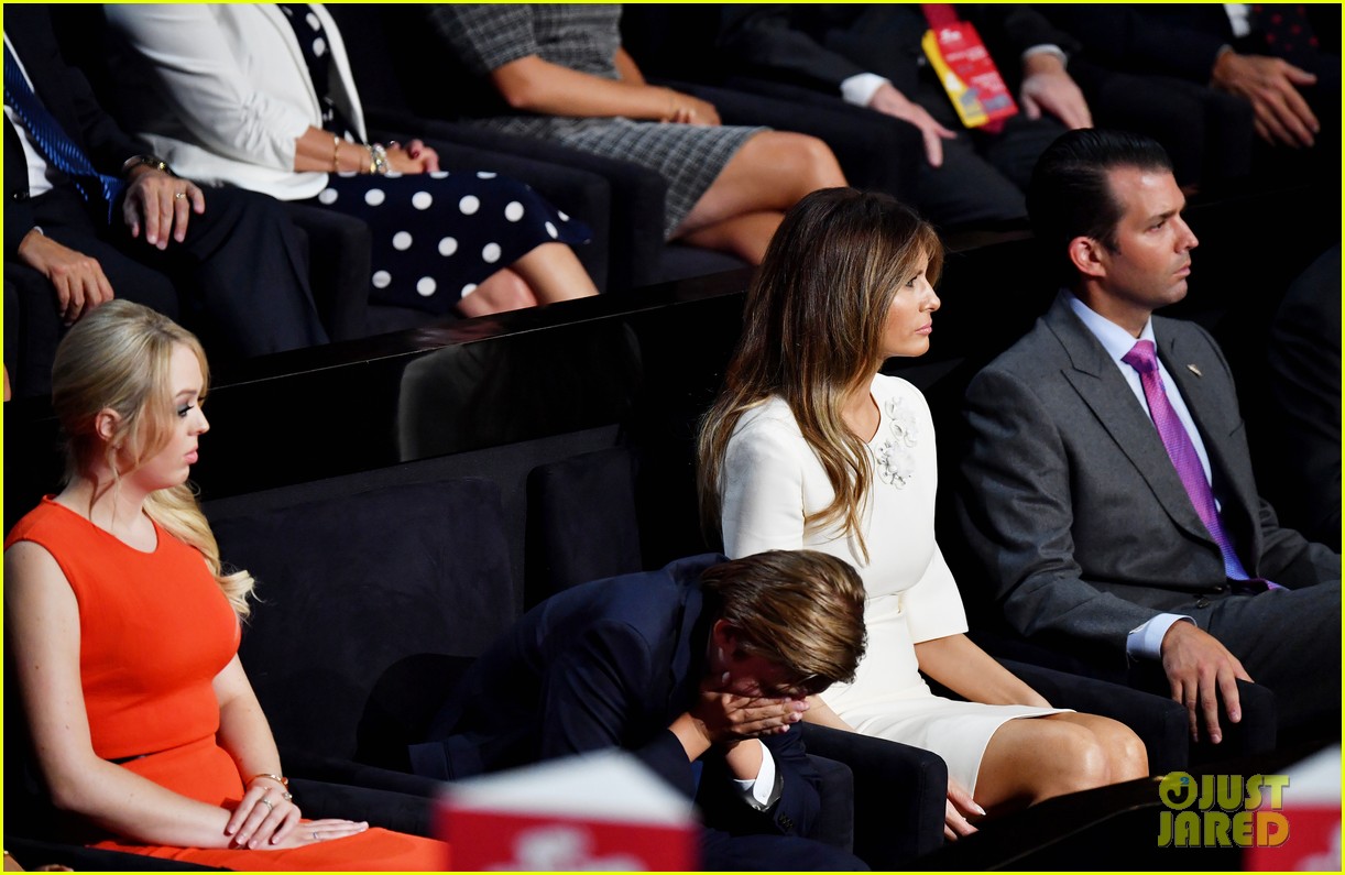 Donald Trump's Wife Melania, Son Barron, & Full Family Join Him On ...