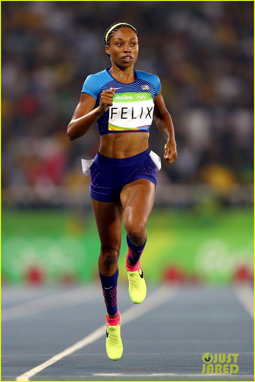 Allyson Felix Takes First in 400m Semifinals at Rio Olympics!: Photo ...