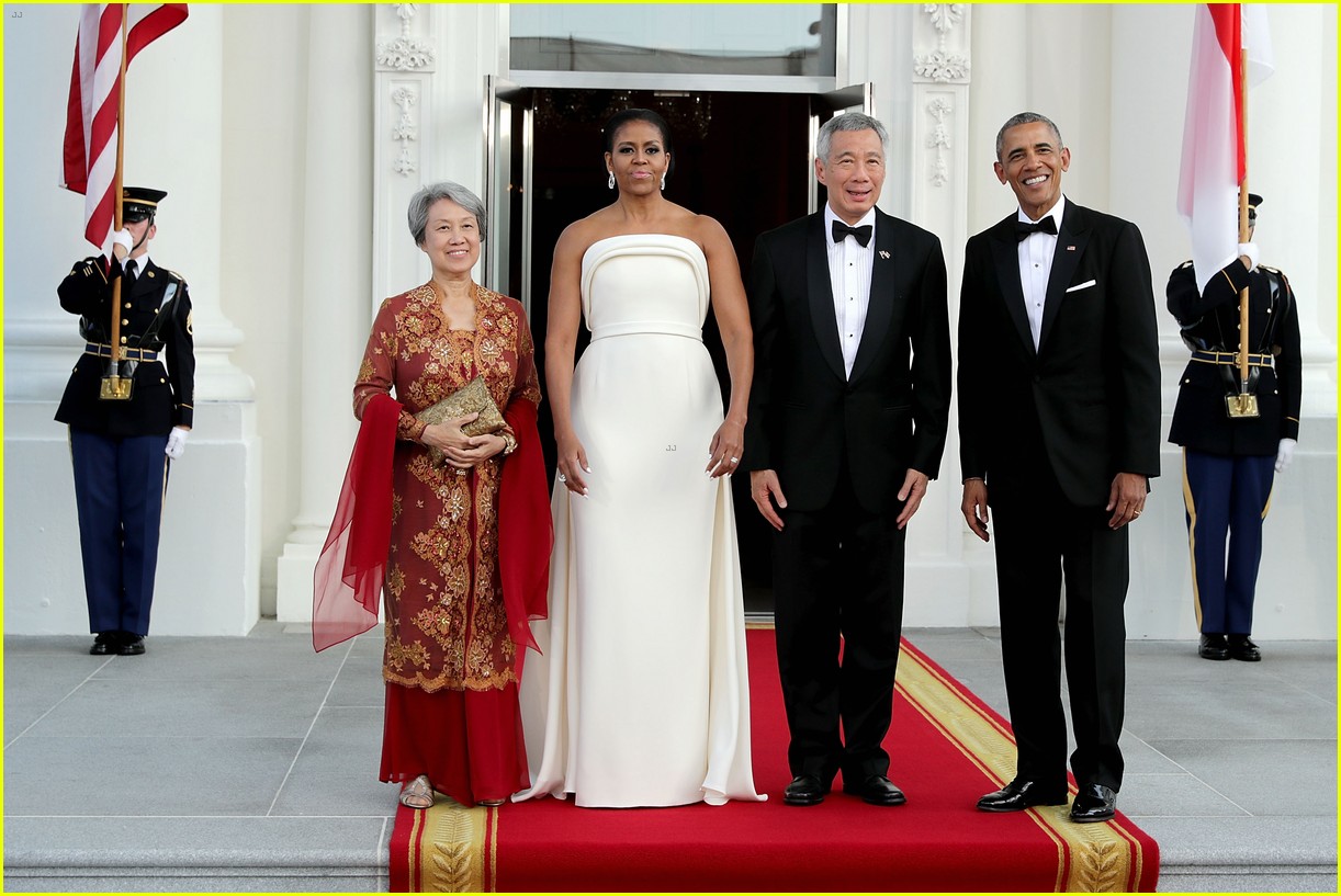 Barack & Michelle Obama Get Glam For White House State Dinner: Photo ...