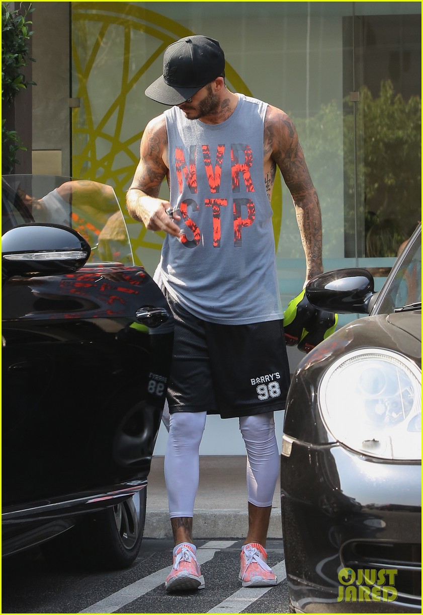 David Beckham's Wife Victoria Shows Off His New Neck Tattoos: Photo ...