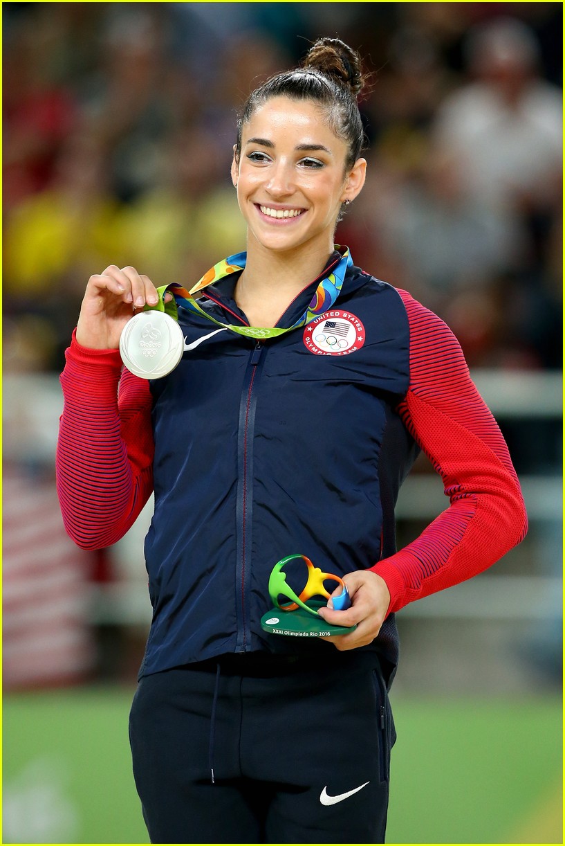 Simone Biles & Aly Raisman Take Gold & Silver in Gymnastics Floor ...