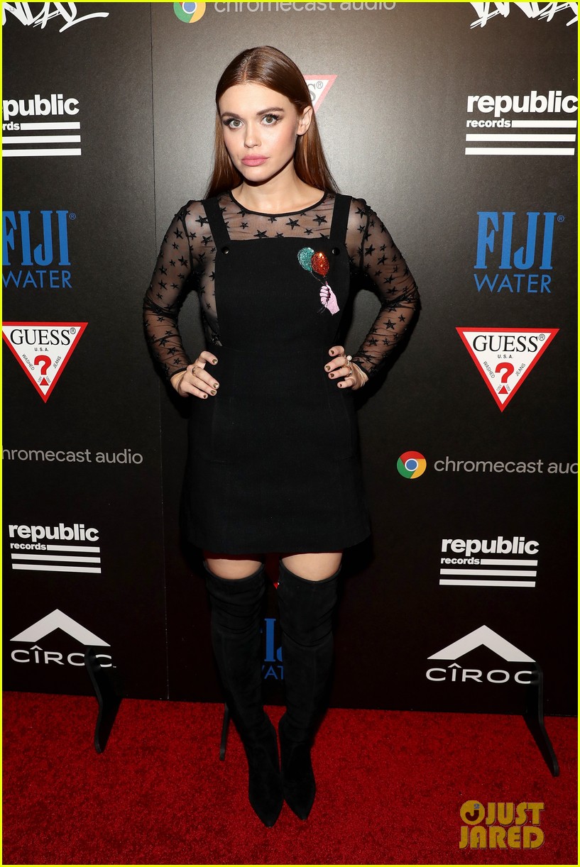 Laverne Cox, Hailee Steinfeld & Hailey Baldwin Live It Up At Republic ...