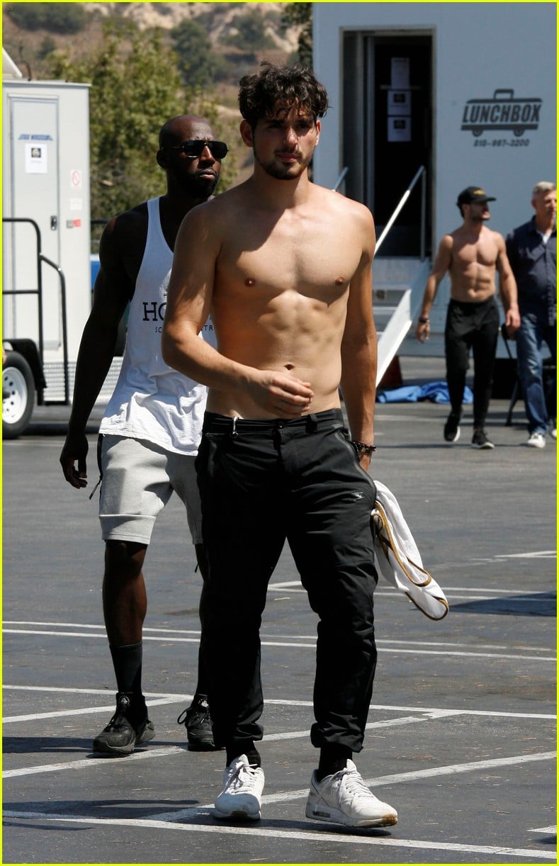 Derek Hough & the 'DWTS' Guys Go Shirtless to Film Promo: Photo 3745518 ...