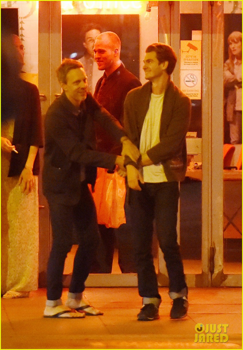 Andrew Garfield Grabs Dinner With Friends After Stepping Out with Emma ...