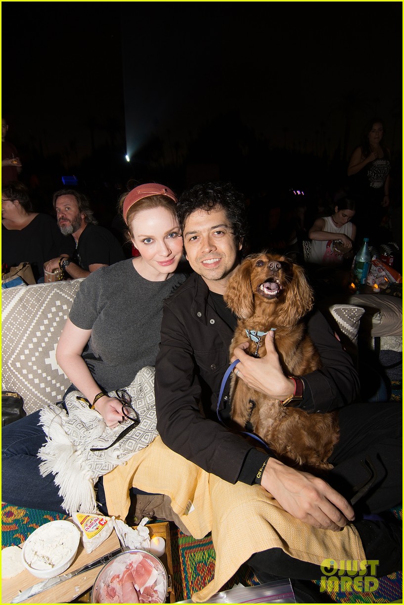 Josh Hutcherson, Aaron Paul, & Christina Hendrick Have a Cinespia ...