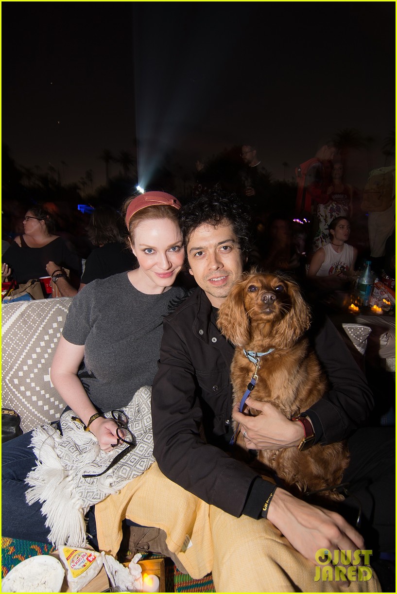 Josh Hutcherson, Aaron Paul, & Christina Hendrick Have a Cinespia ...