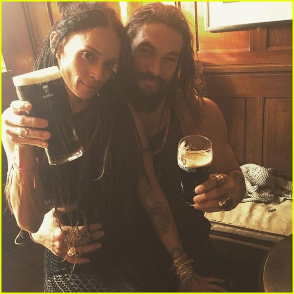 Jason Momoa Goes Shirtless at His Birthday Party with Michael ...