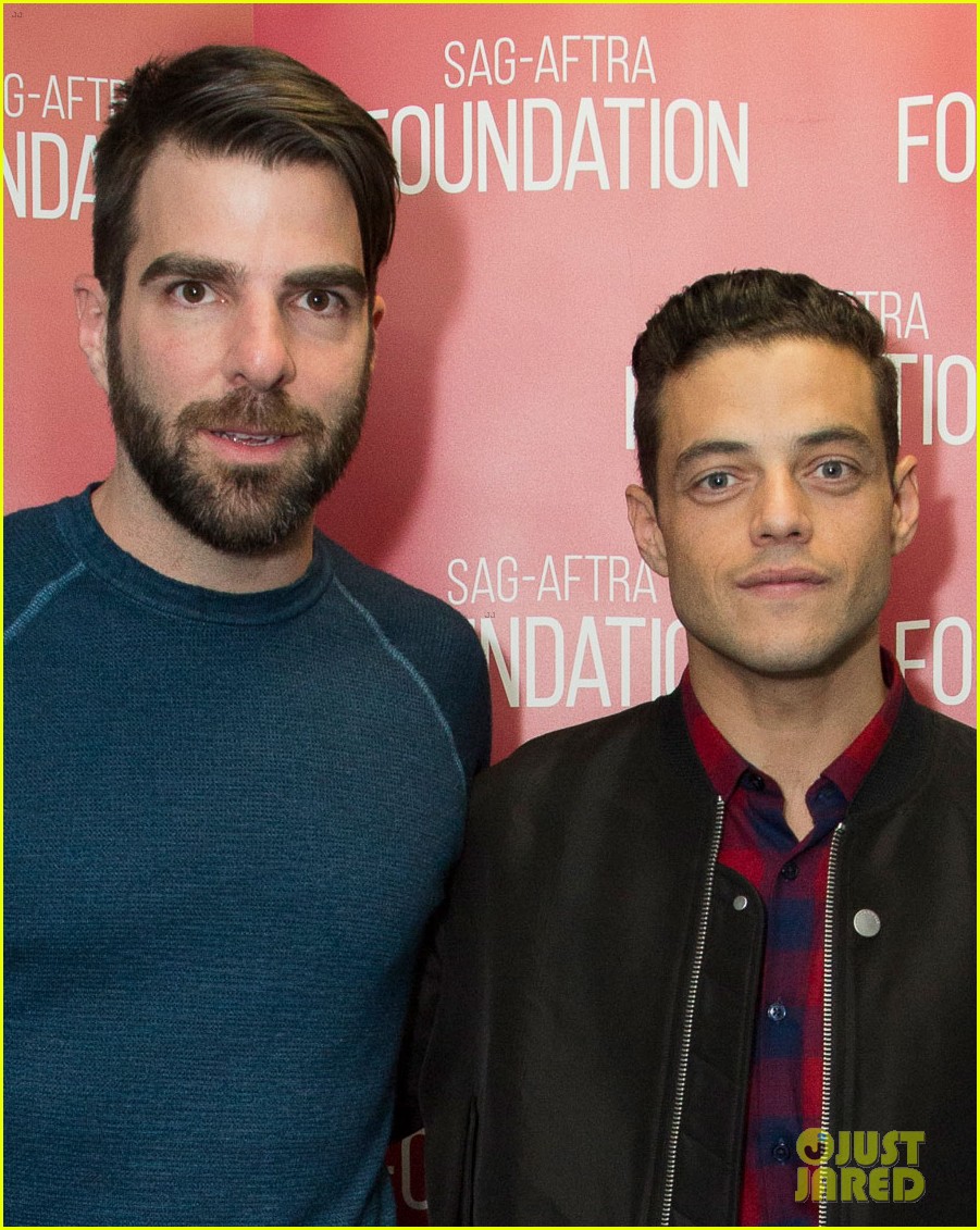 Zachary Quinto Joins Rami Malek for a 'Mr. Robot' Panel: Photo 3743132 ...