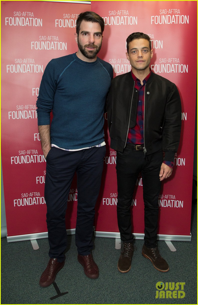 Zachary Quinto Joins Rami Malek for a 'Mr. Robot' Panel: Photo 3743134 ...
