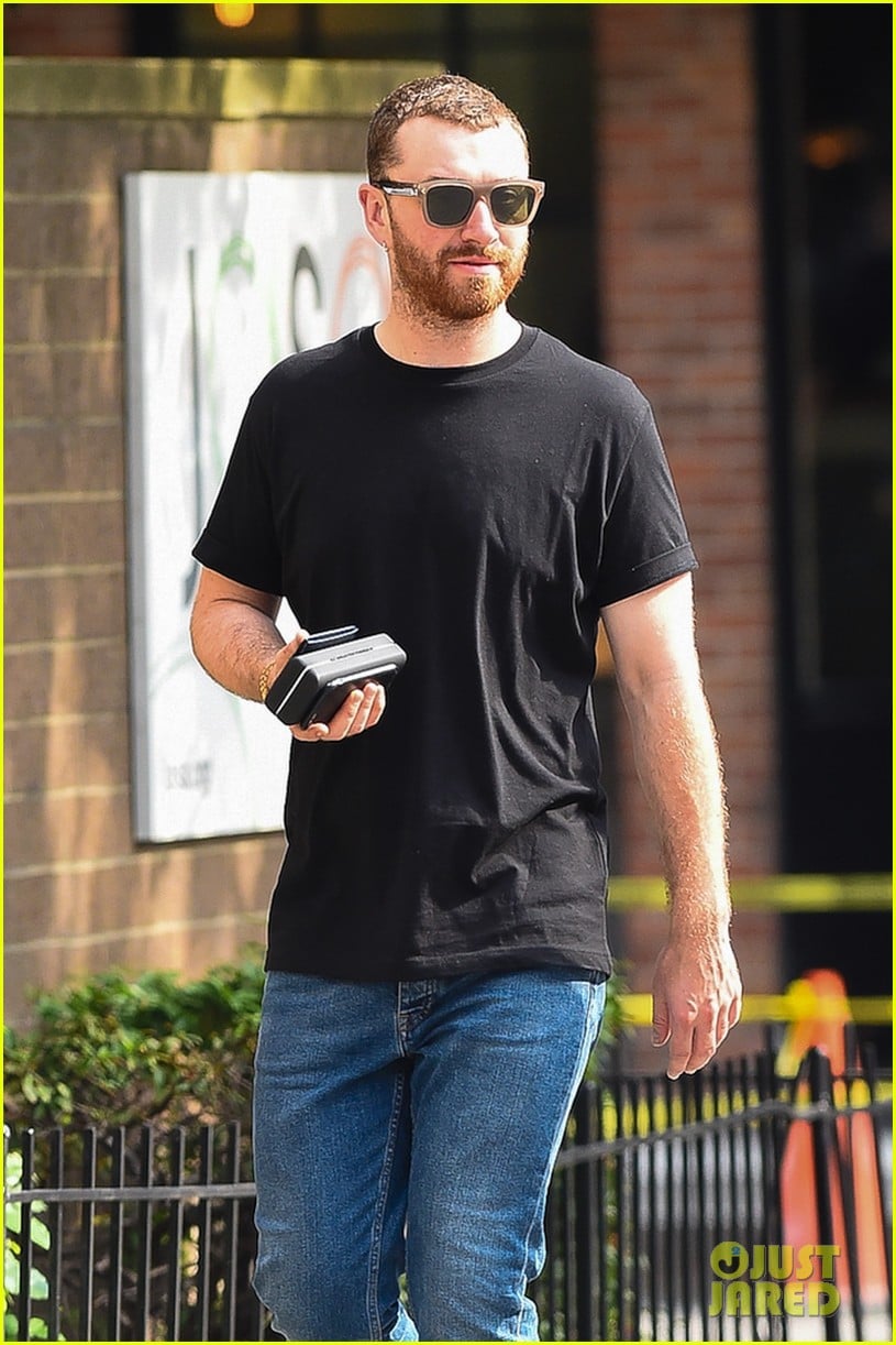 Sam Smith Arrives Back in London After New York City Trip: Photo ...