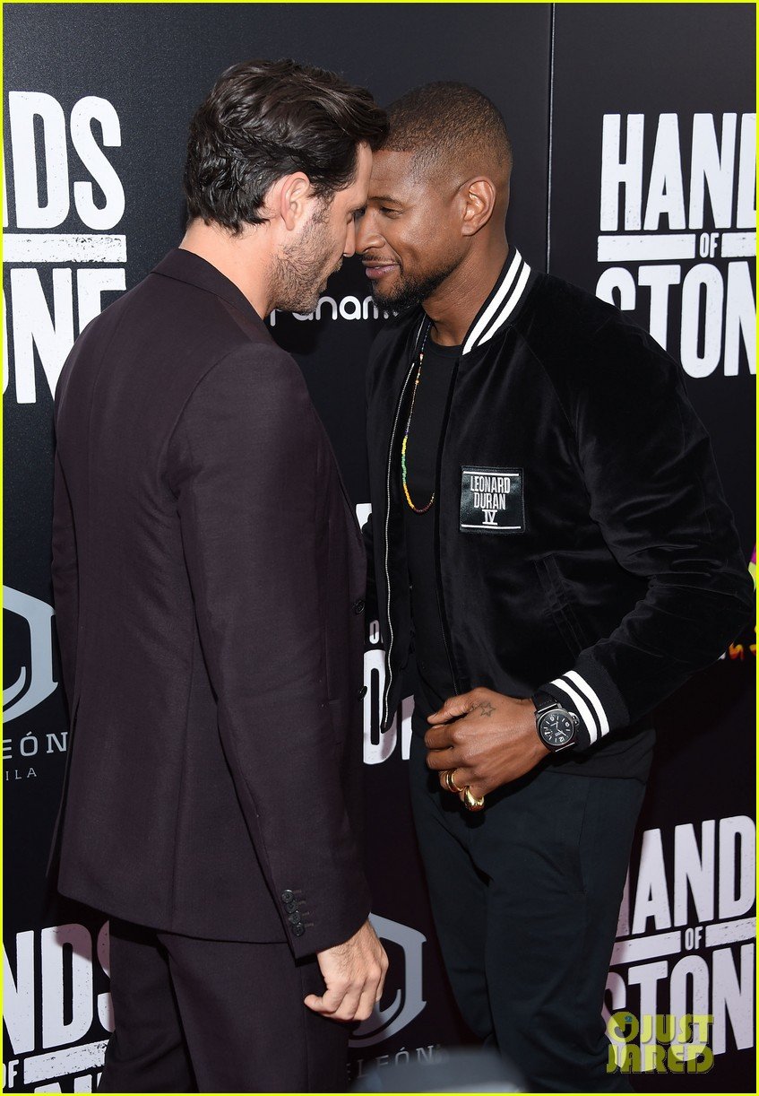Usher & 'Hands of Stone' Cast Premiere Movie in NYC: Photo 3739999 ...