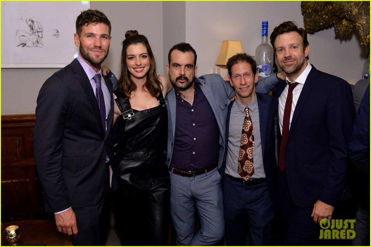 Anne Hathaway Switches It Up for 'Colossal' TIFF Party with Austin ...