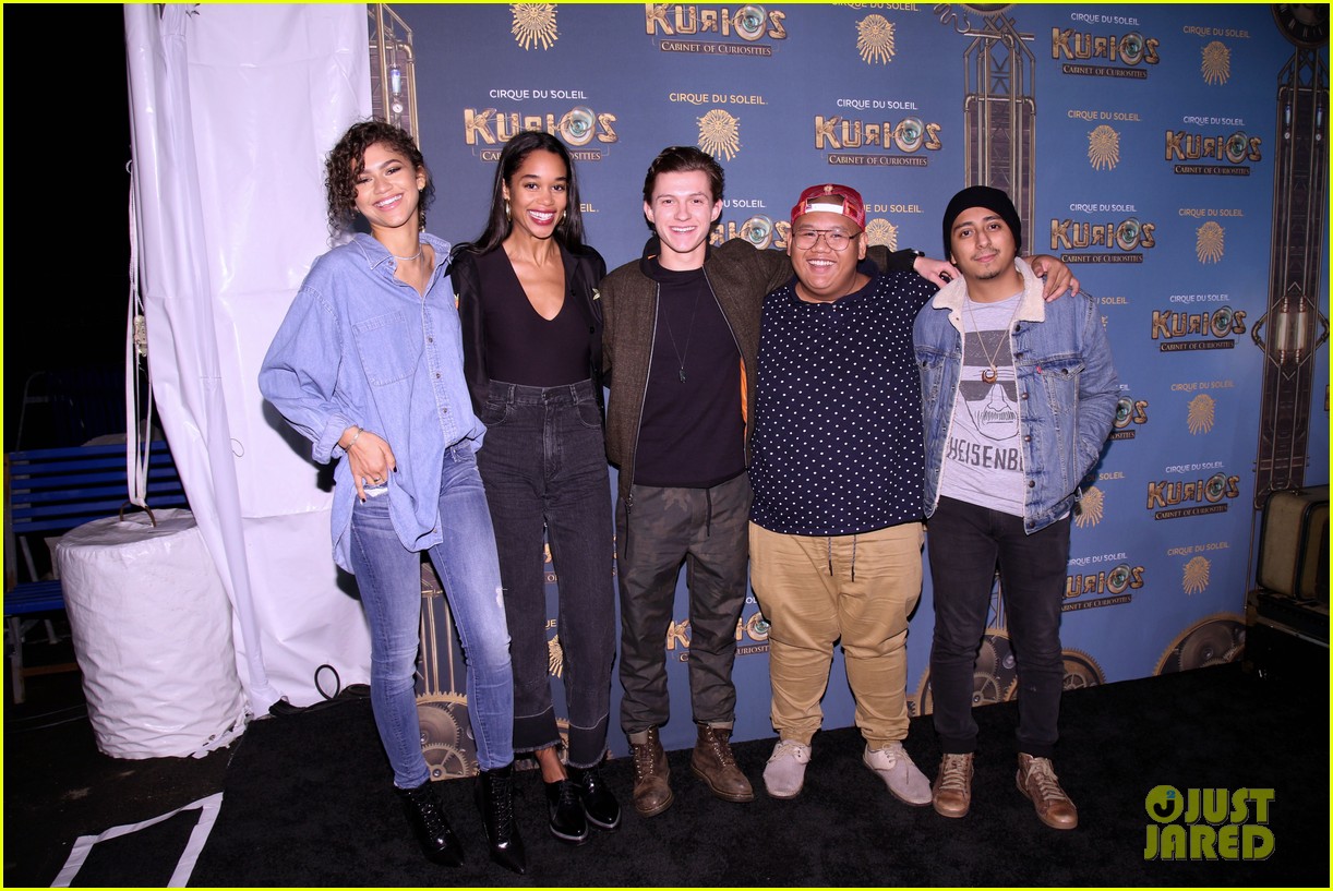 Zendaya & Tom Holland Bring 'Spider-Man: Homecoming' Cast To 'Kurios ...