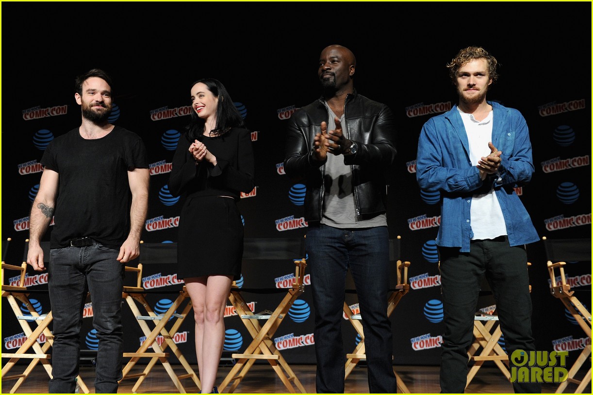Finn Jones, Krysten Ritter, & More Rep Marvel at NYCC 2016: Photo 3781512 | Charlie Cox, David ...