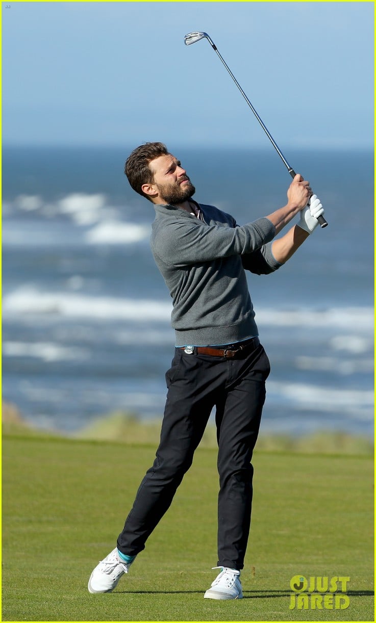 Jamie Dornan Competes in Annual Golf Tournament in Scotland!: Photo ...