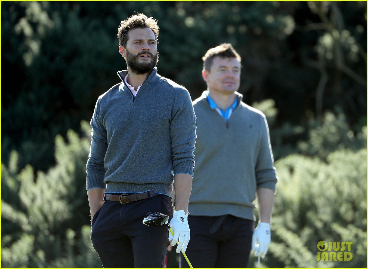 Jamie Dornan Competes in Annual Golf Tournament in Scotland!: Photo ...