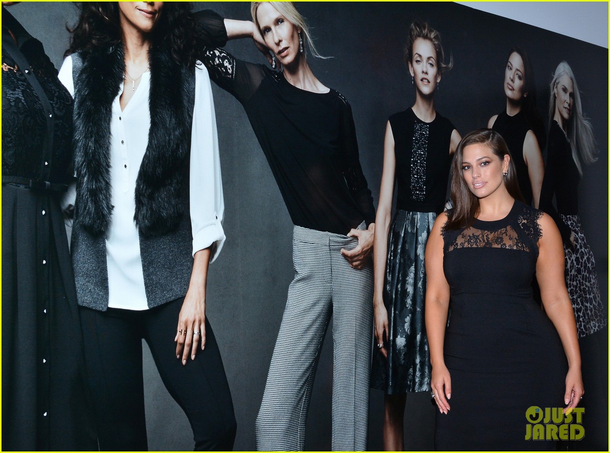 Ashley Graham Gets Support From Jamie Chung At Dressbarn Fall Campaign ...