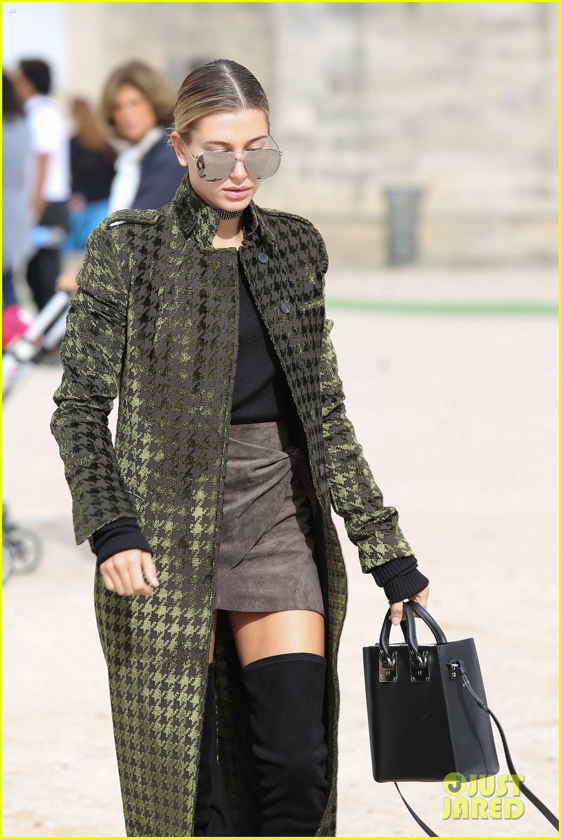 Hailey Baldwin Throws A Disco Party on The Runway in Paris: Photo ...