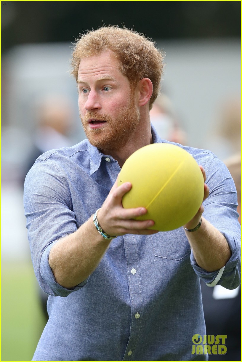 Prince Harry Adorably Goofs Around While Playing Soccer! (Video): Photo ...