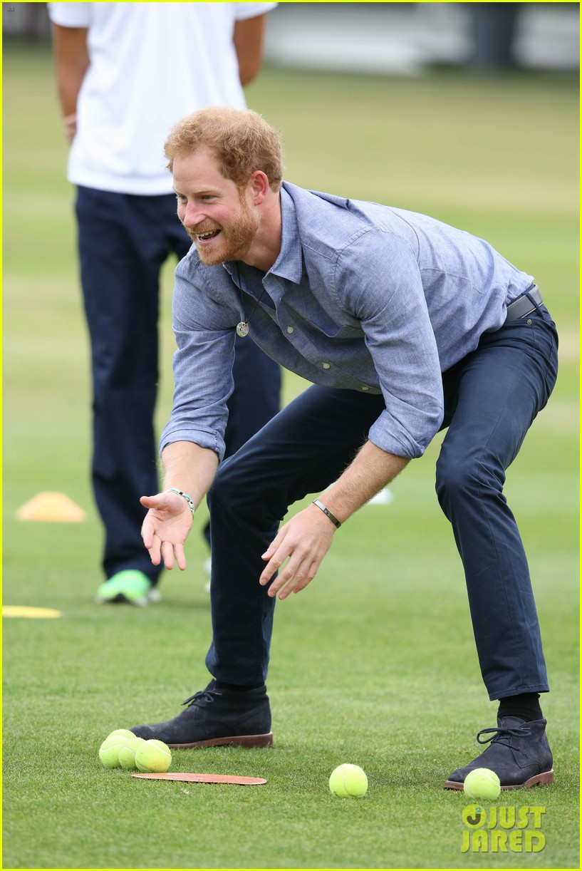 Prince Harry Adorably Goofs Around While Playing Soccer! (Video): Photo ...