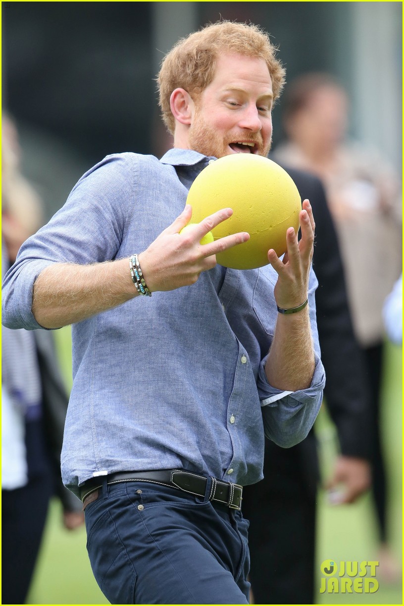 Prince Harry Adorably Goofs Around While Playing Soccer! (Video): Photo ...