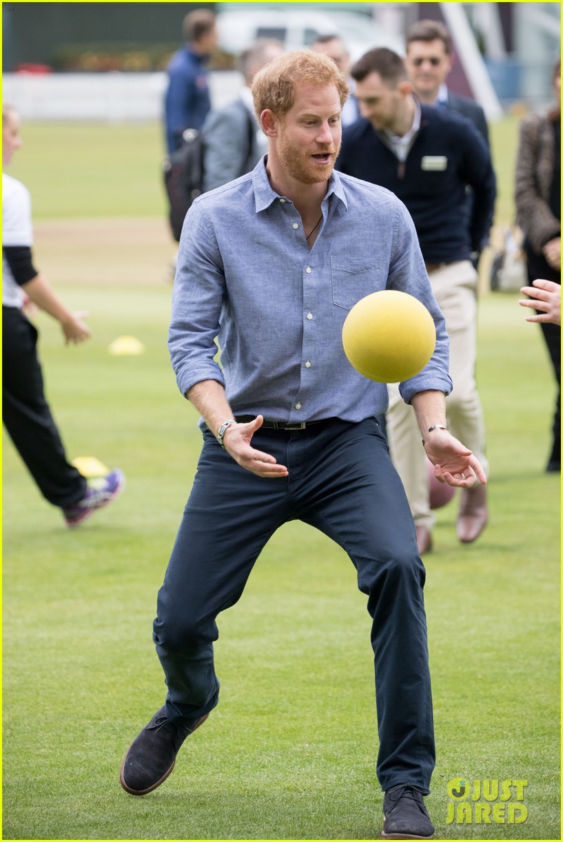 Prince Harry Adorably Goofs Around While Playing Soccer! (Video): Photo ...