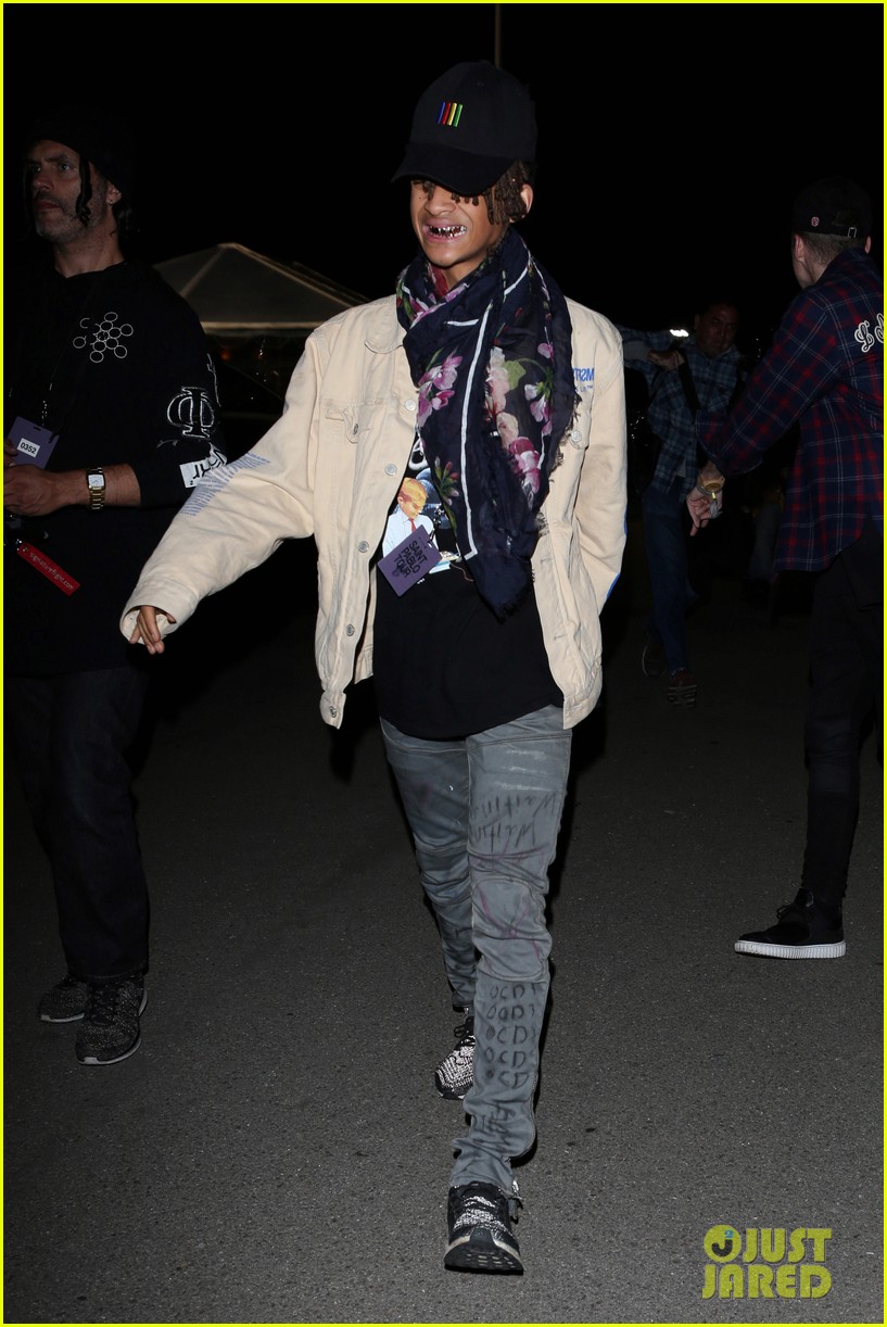 Jaden Smith Sports a Serious Grill at Kanye West's Concert: Photo ...