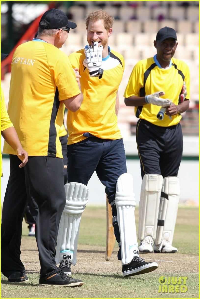 Photo: prince harry wins big on cricket field 15 | Photo 3815512 | Just ...