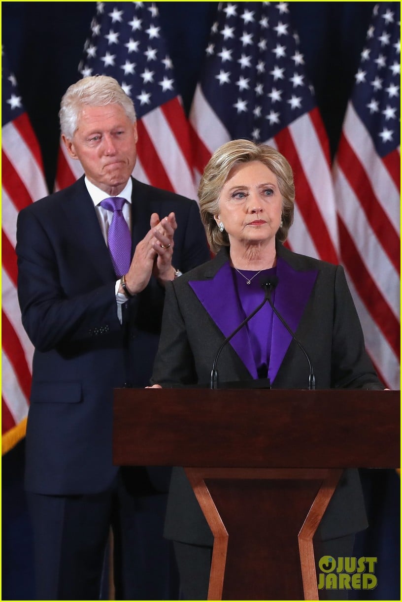 Hillary Clinton's Family Shows Support During Concession Speech: Photo ...