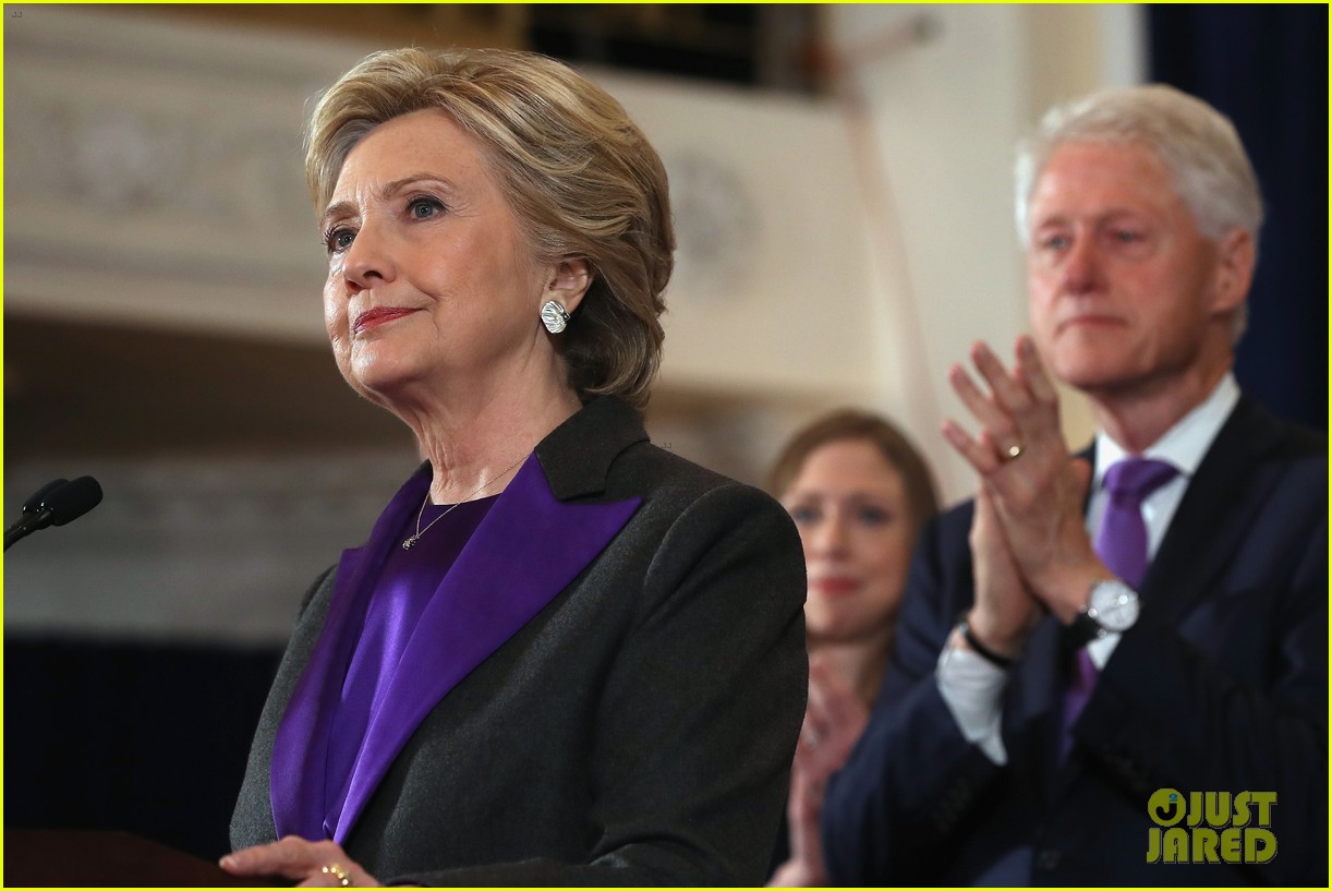 Hillary Clinton's Family Shows Support During Concession Speech: Photo ...