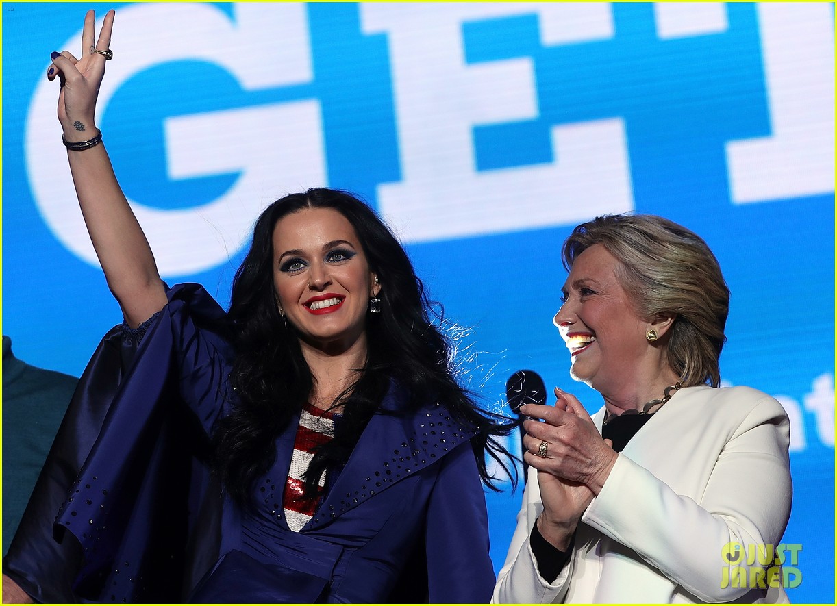 Katy Perry Says She's 'With Madame President' As She Campaigns with ...