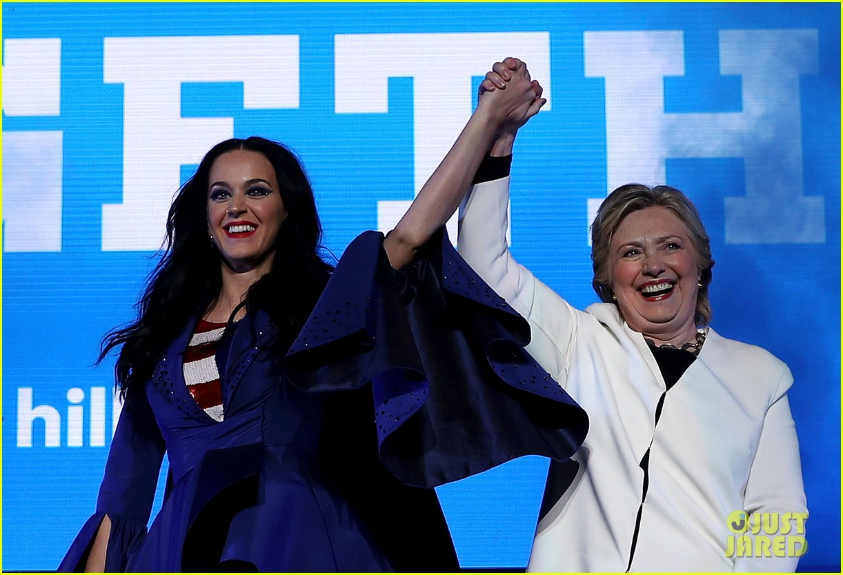 Katy Perry Says She's 'With Madame President' As She Campaigns with ...