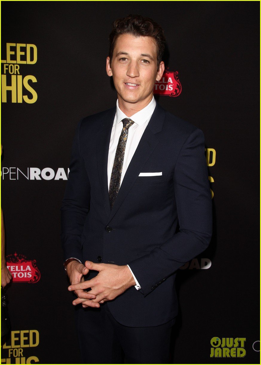 Miles Teller Gets Star-Studded Support At 'Bleed For This' Premiere ...