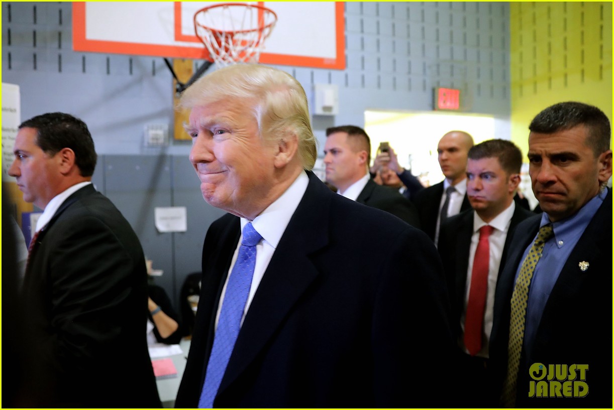 VIDEO: Donald Trump Votes in Presidential Election 2016: Photo 3804462 ...