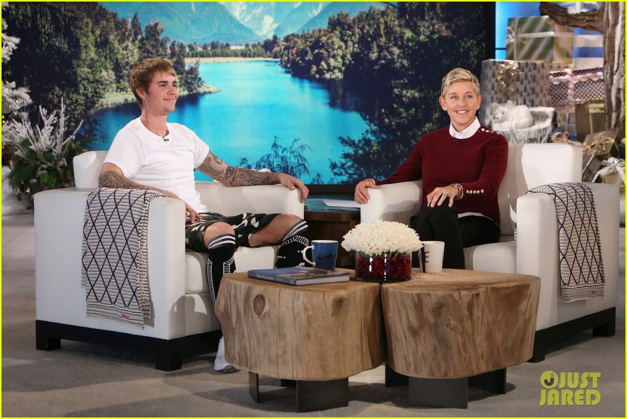 VIDEO: Justin Bieber Announces U.S. Stadium Tour on 'Ellen Show ...