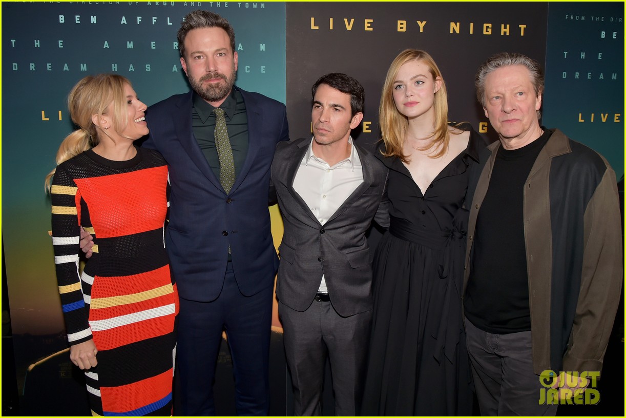 Elle Fanning, Sienna Miller, & Ben Affleck Attend 'Live By Night ...