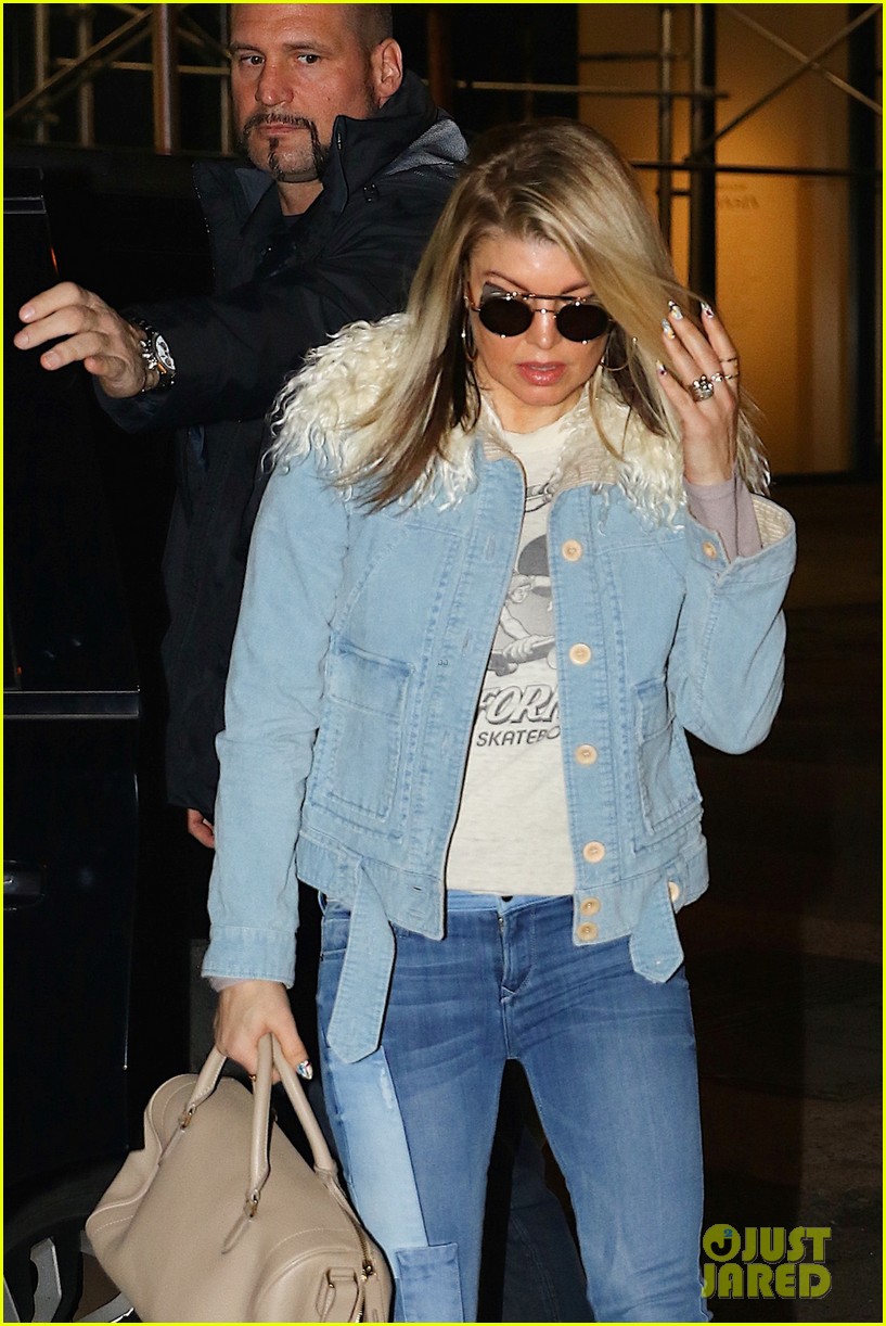 Fergie Loses Battle with the NYC Wind, But Still Looks Great!: Photo ...