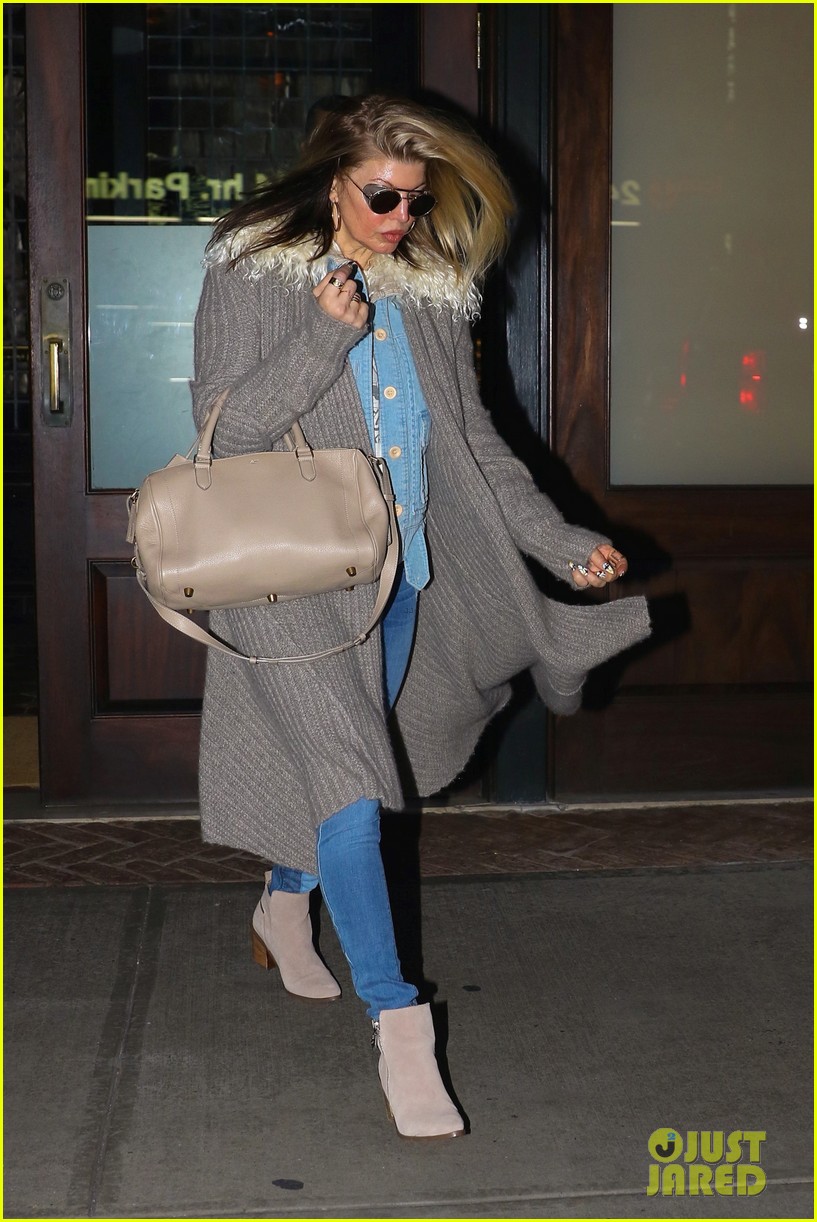 Fergie Loses Battle with the NYC Wind, But Still Looks Great!: Photo ...