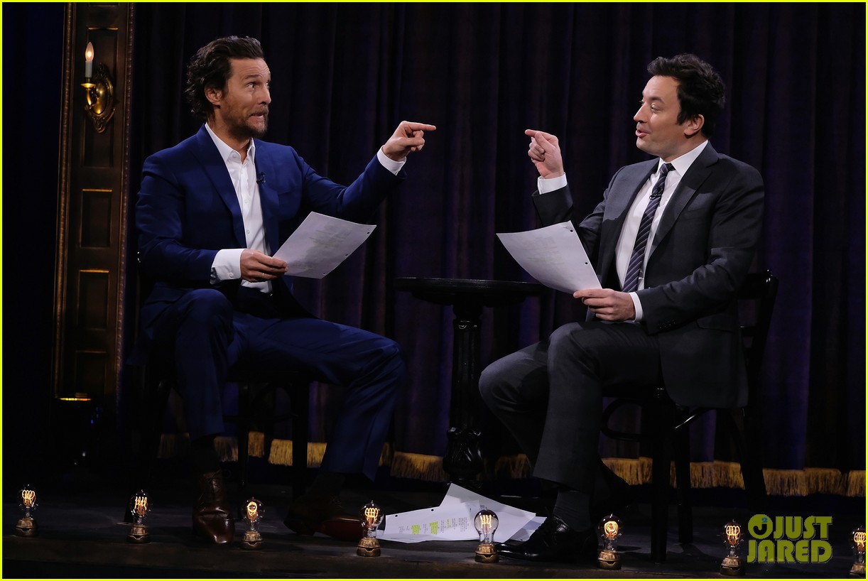 VIDEO: Matthew McConaughey & Jimmy Fallon Act Out Scripts Written By ...