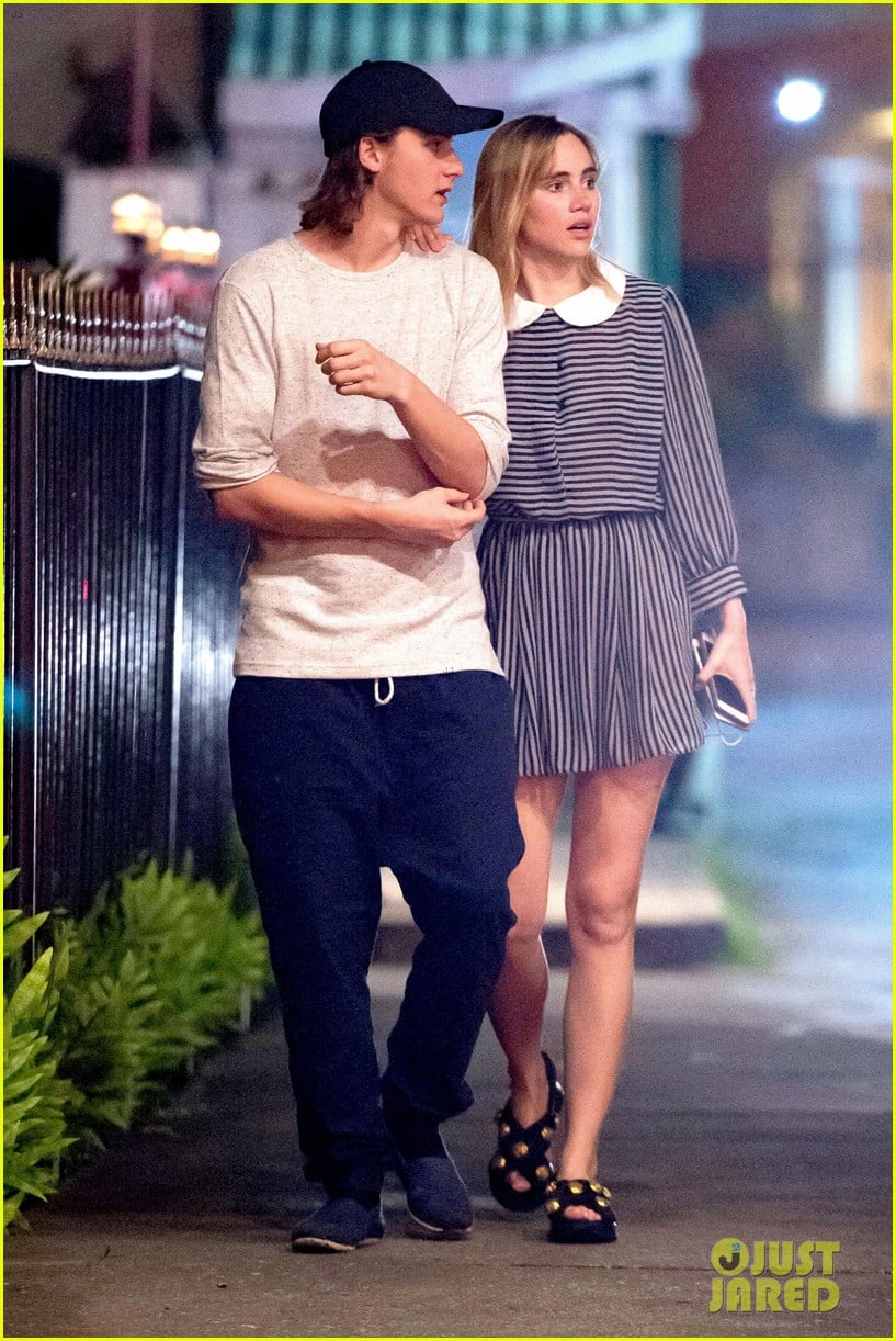 Suki Waterhouse Takes Nighttime Stroll With Brother Charlie in Barbados ...