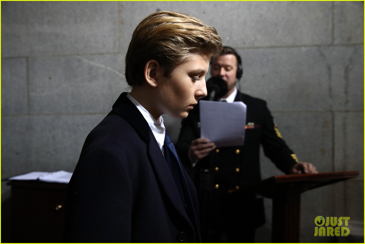 Barron Trump Joins Siblings at Donald Trump's Inauguration (Photos ...