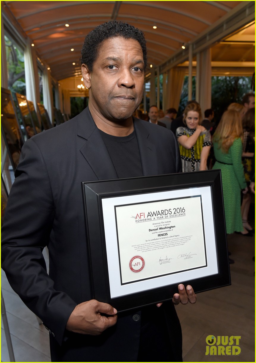 Chris Pine & Denzel Washington Step Out at AFI Awards Luncheon: Photo ...