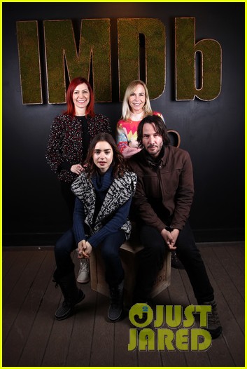 Lily Collins, Keanu Reeves, & Liana Liberato Debut 'To The Bone' at ...