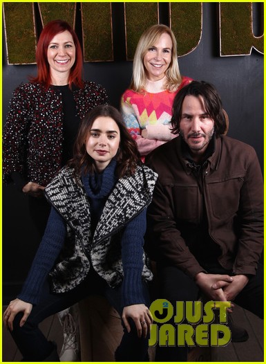 Lily Collins, Keanu Reeves, & Liana Liberato Debut 'To The Bone' at ...