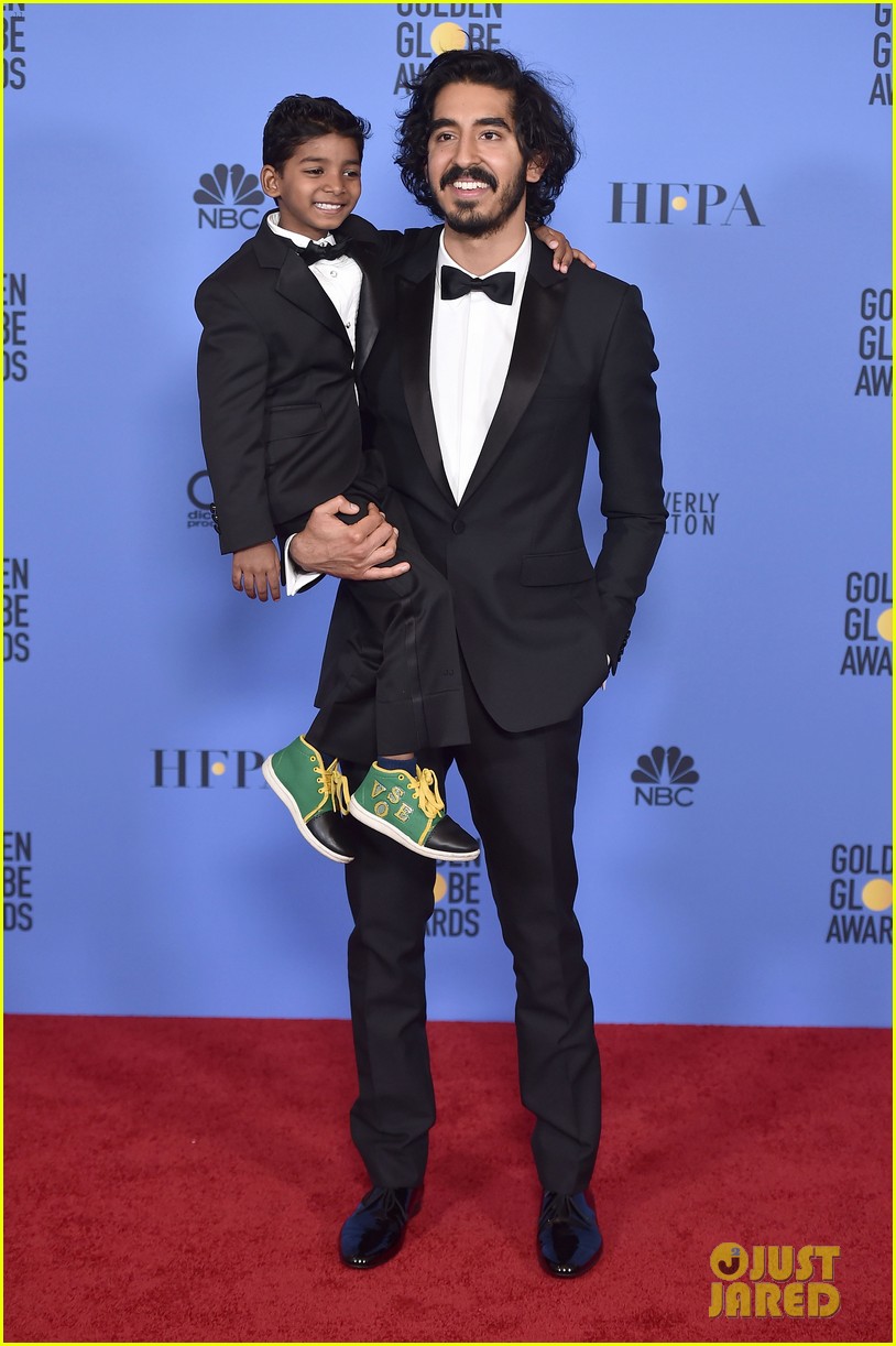 Dev Patel & Jonah Hill Hit Golden Globes 2017 Red Carpet: Photo 3839327 ...