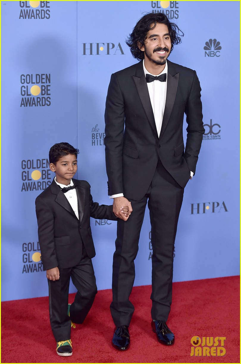 Dev Patel & Jonah Hill Hit Golden Globes 2017 Red Carpet: Photo 3839328 ...