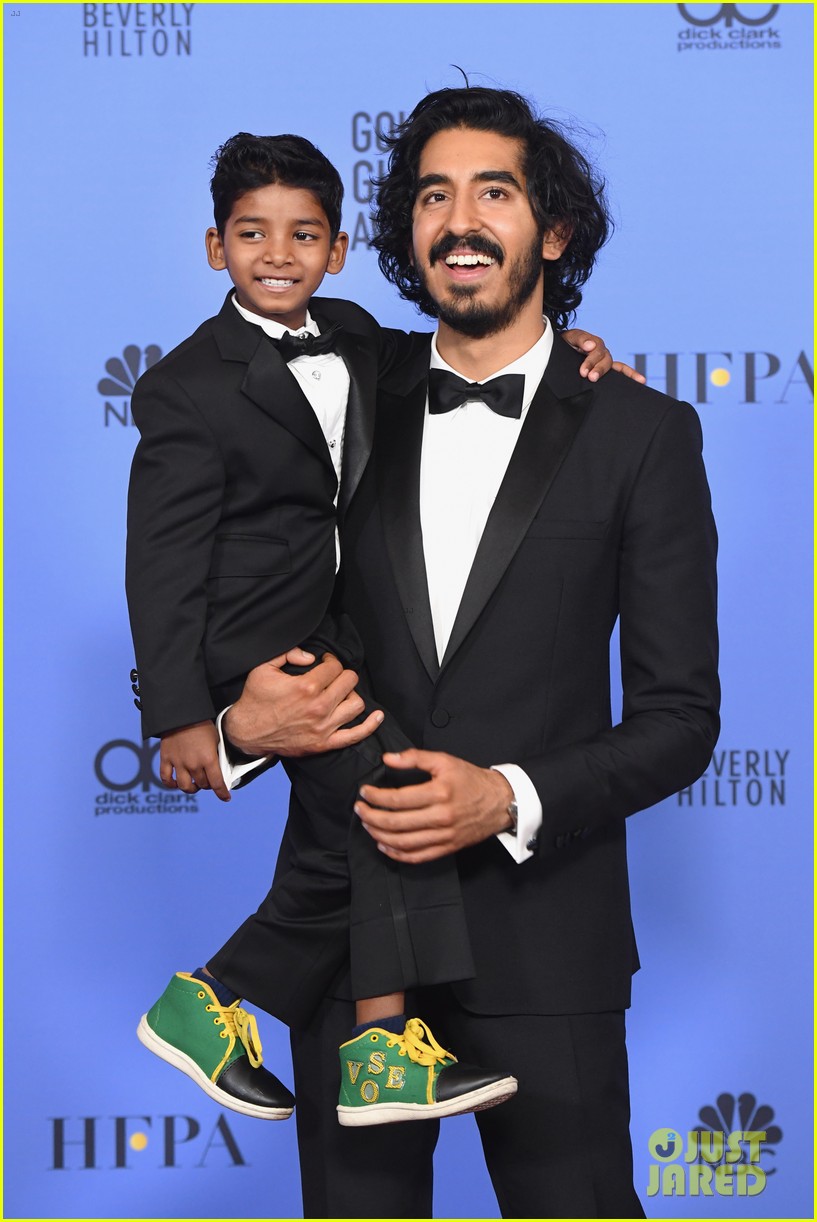 Dev Patel & Jonah Hill Hit Golden Globes 2017 Red Carpet: Photo 3839334 ...
